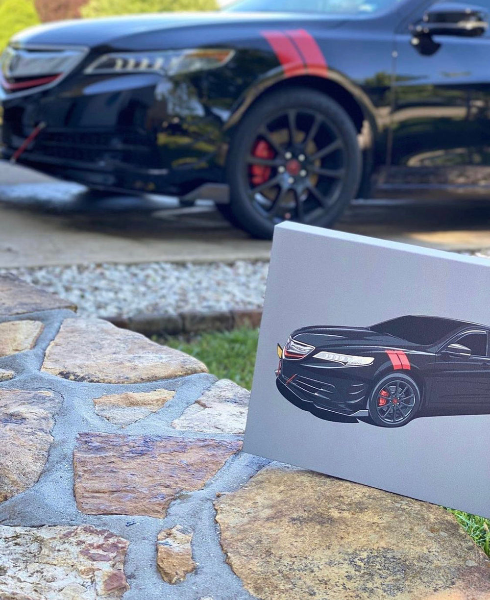 Custom Tuner Cartoons Canvas